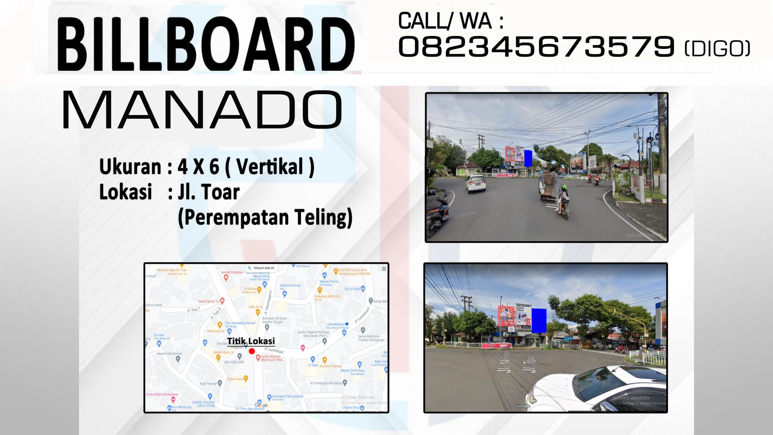 Sign Board, Bilboard -Advertising Manado – DIGO Advertising Manado ...